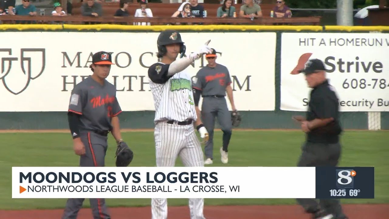 Northwoods League Baseball: Moondogs vs. Loggers - YouTube