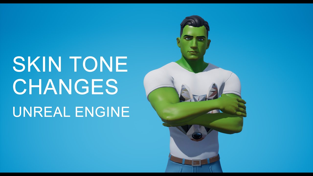 Skin tone changes in Unreal Engine Tutorial - YouTube