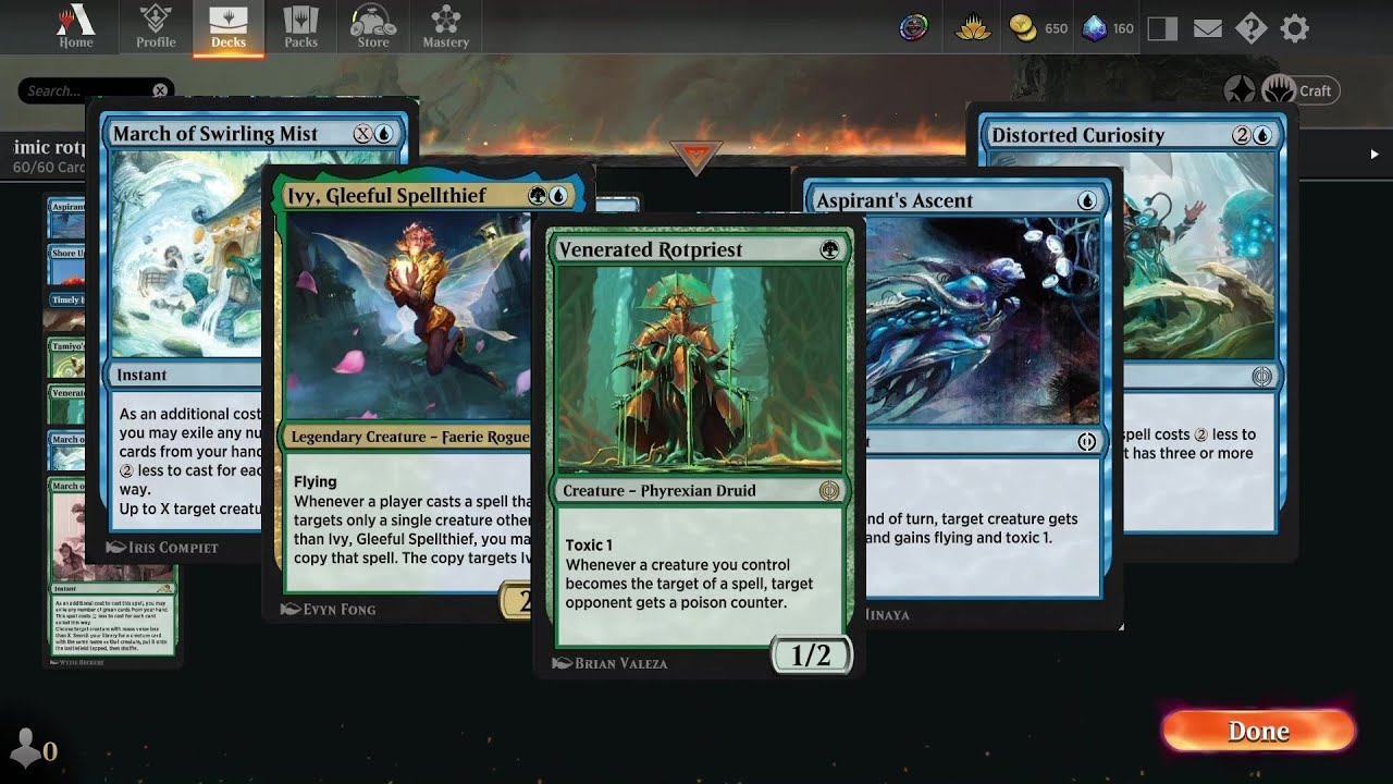 Poison Ivy! MTG Arena Phyrexia Standard - YouTube