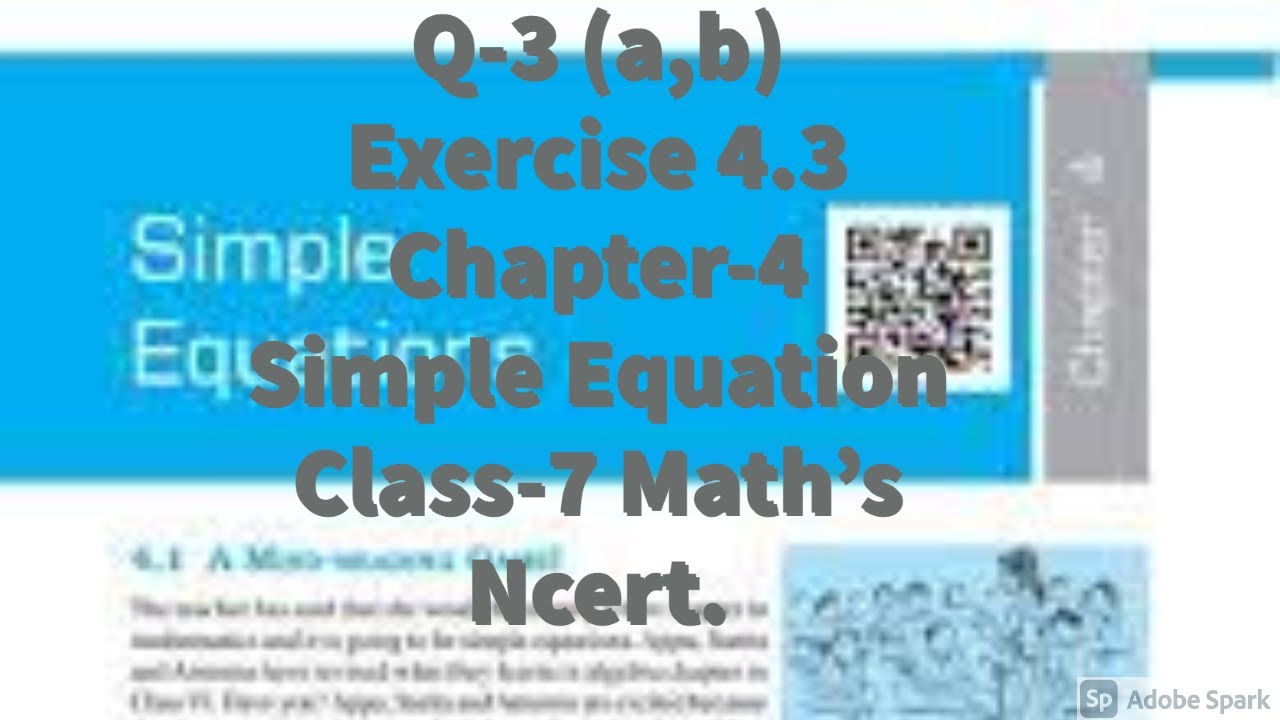 Q 3 a b Exercise 4 3 Chapter 4 Simple Equation Class 7 Math s Ncert q-3-a-b-exercise-4-3-chapter-4-simple-equation-class-7-math-s-ncert