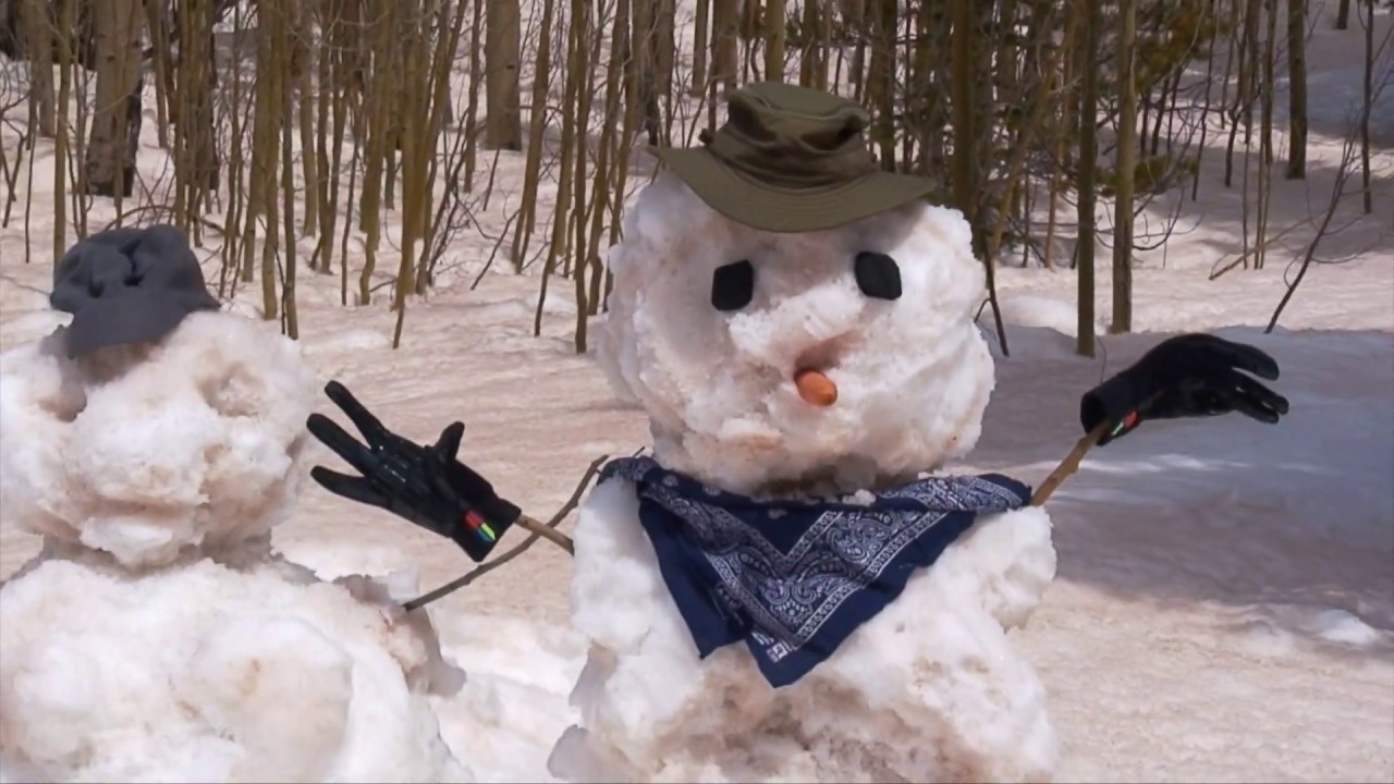 How to make two snowmen in less than a minute - YouTube