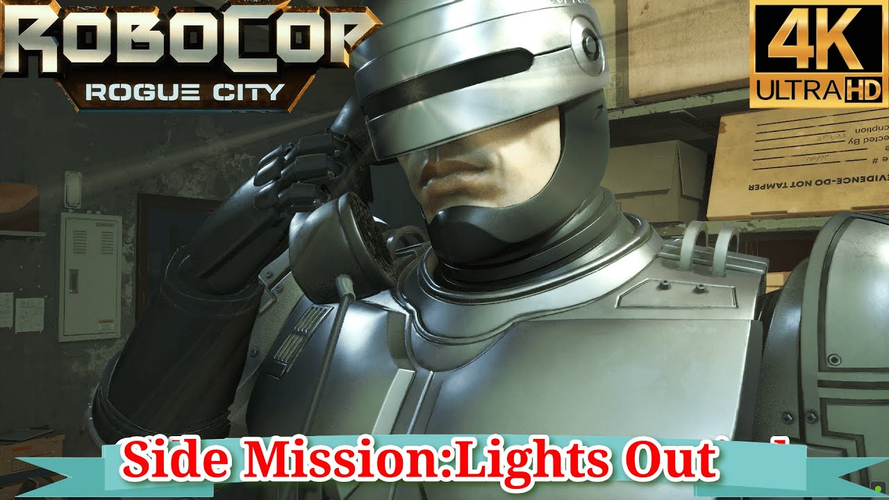 Side Mission:Lights Out In RoboCop:Rogue City - YouTube