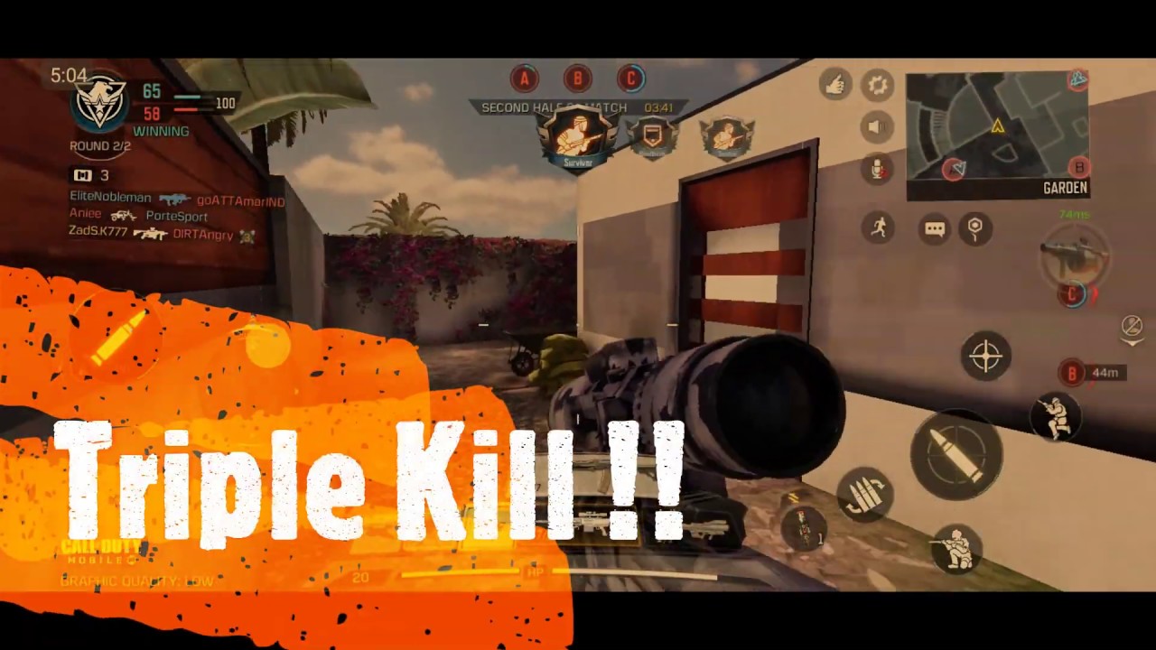 Codm: Getting 5 continuous Kills with the War Machine!!|Call of duty ...