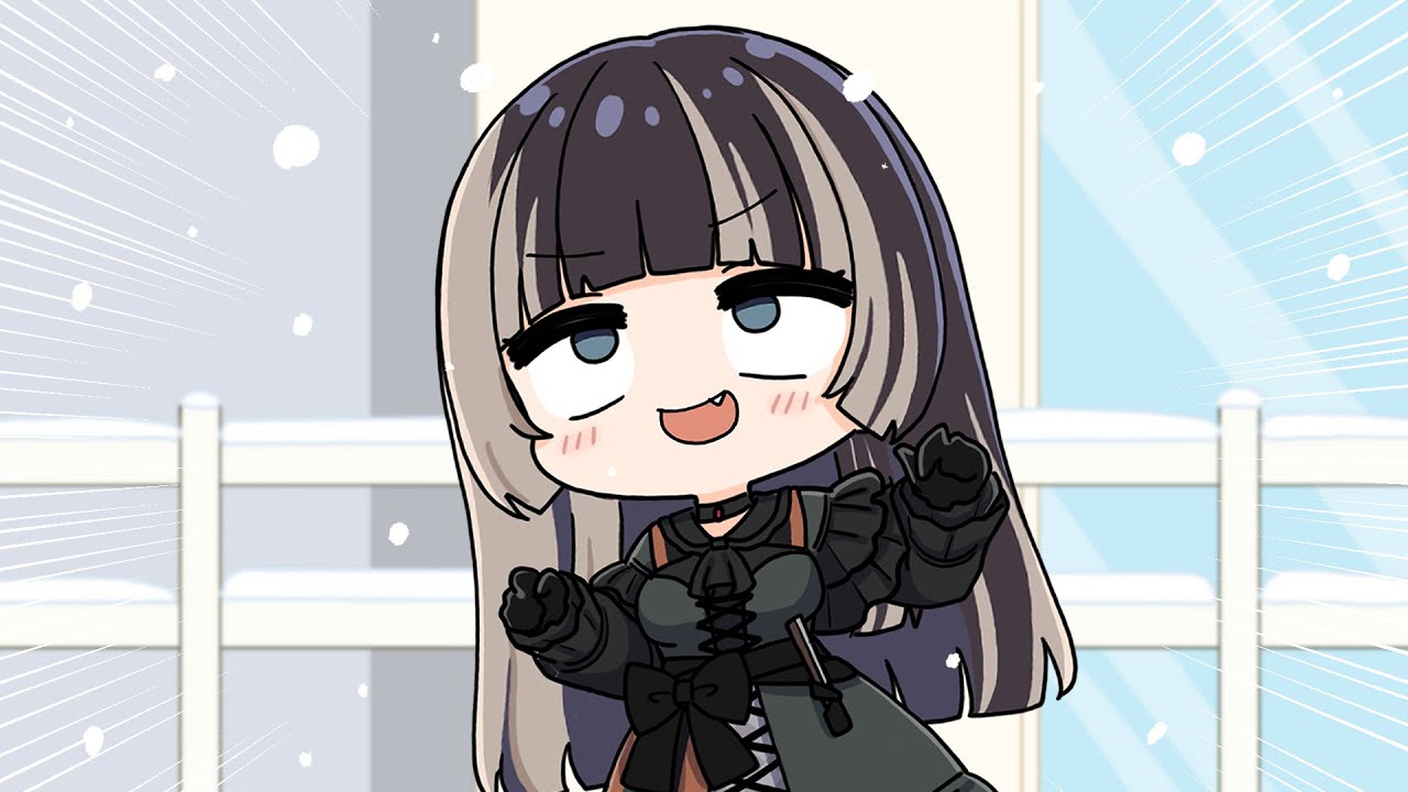 Raden gets sidetracked while playing with snow【Hololive AnimatedClip ...