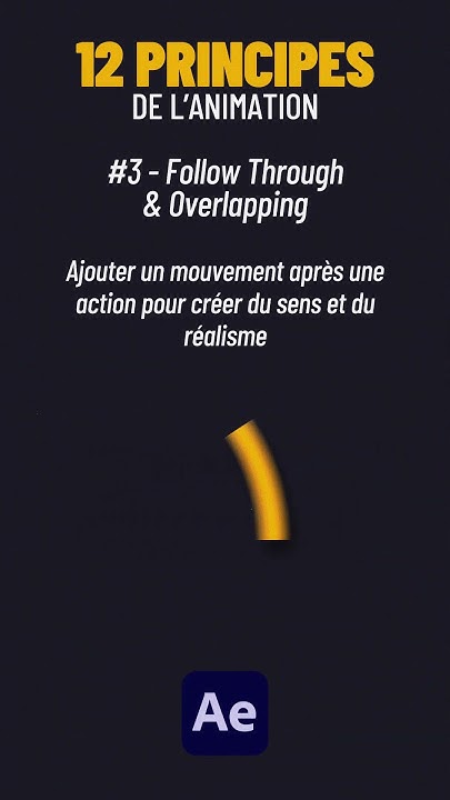 12 Principes de l’animation - #3 - Follow Through & Overlapping - YouTube