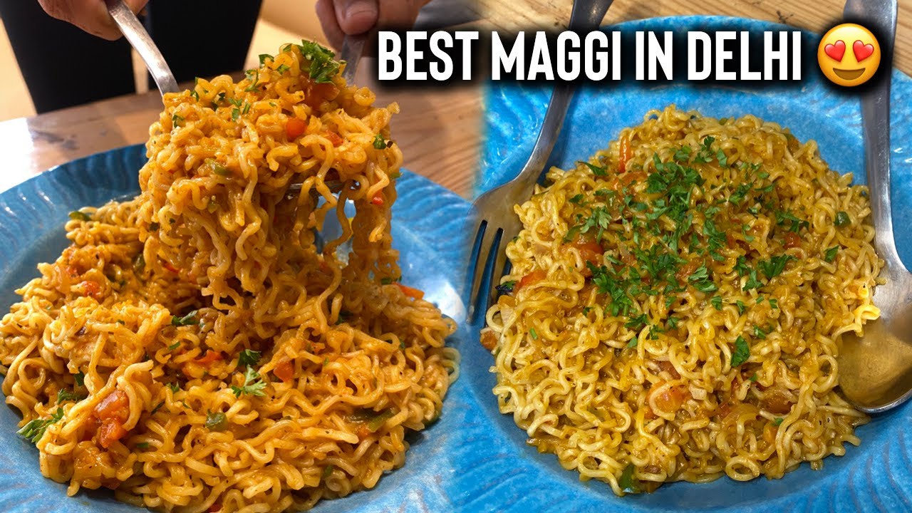 Best Vegetable Maggi in Delhi 😍 Maggi Recipe 🤤Spicy Maggi | Indian ...