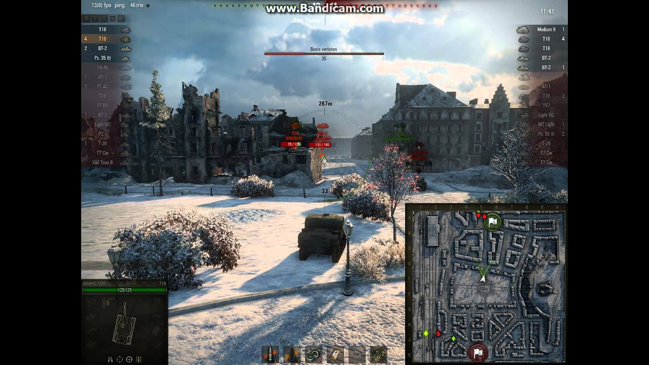World Of Tanks - the power of the T18! - YouTube