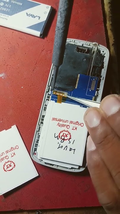 Lava a1 josh white LCD solution - YouTube