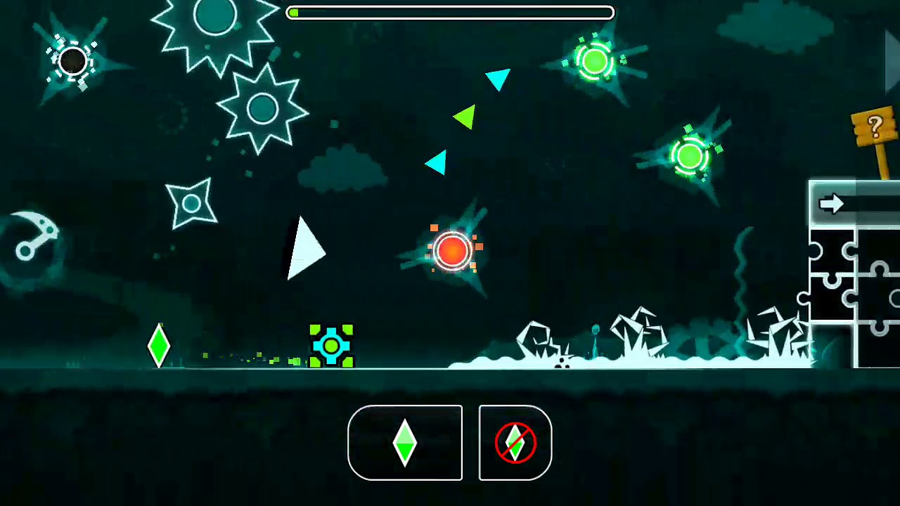 Geometry dash #3 dinosaur level - YouTube