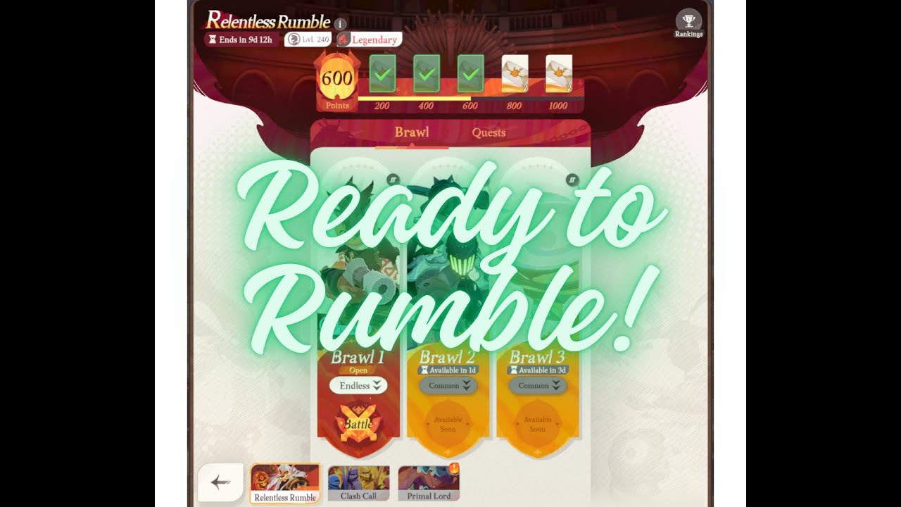 Rampage Round 1 FIGHT! [AFK Journey] - YouTube