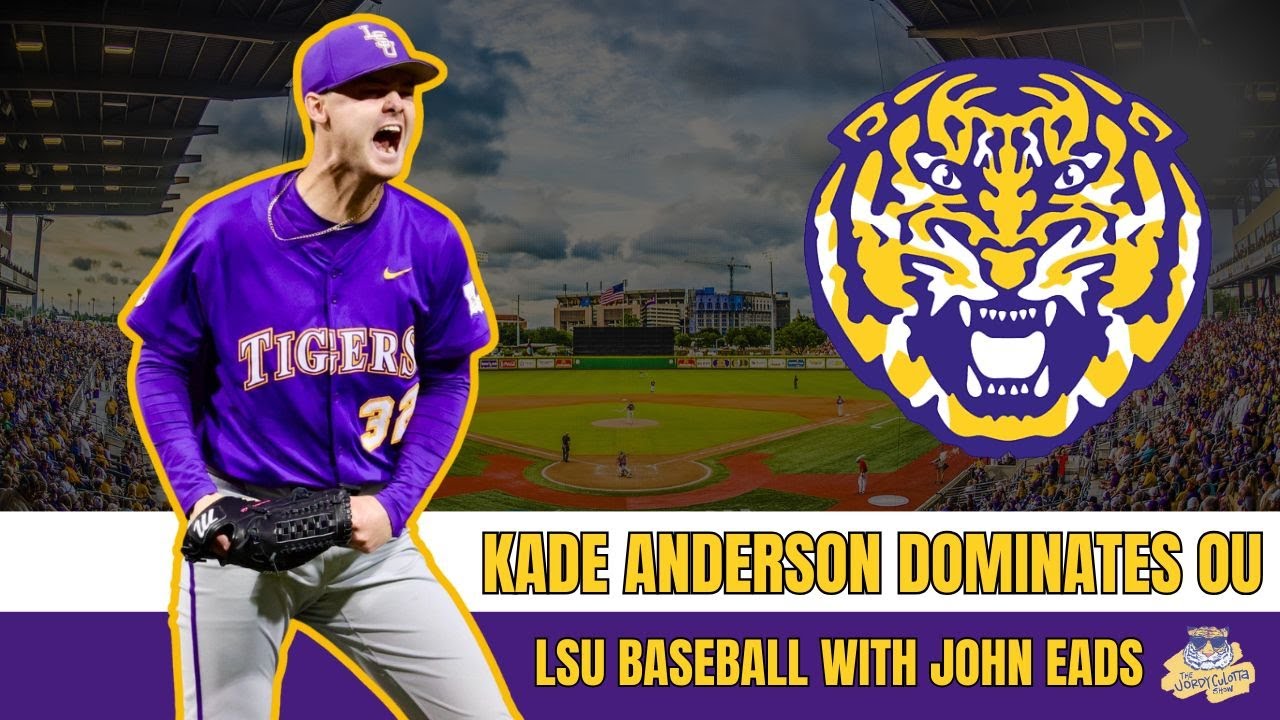 LSU handles OU behind a Kade Anderson LEGACY GAME | LSU Baseball with ...