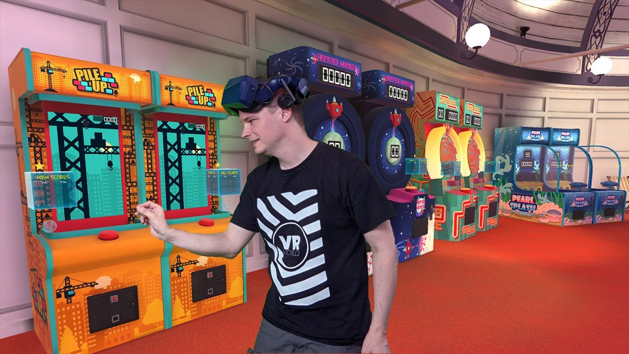 Pierhead Arcade 2 [Pimax 8KX Gameplay] - fun physics-based games - YouTube