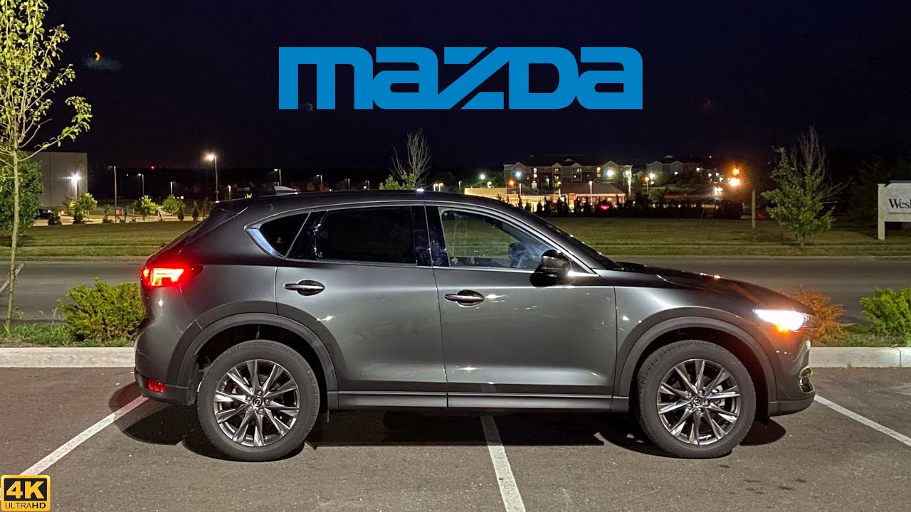 AT NIGHT! -- 2020 Mazda CX-5 Signature // In-Depth Look at Lighting ...