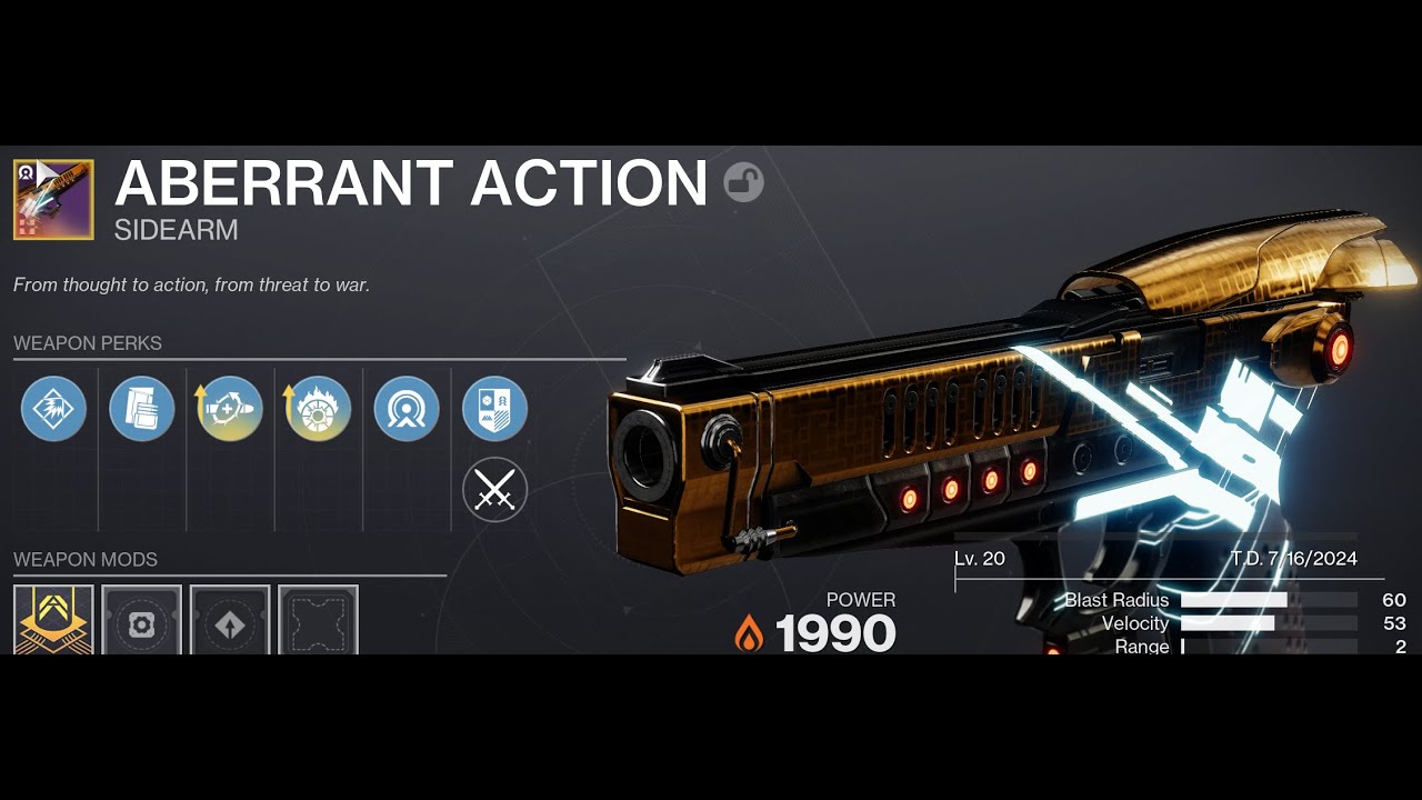 ACT II STORY | SPECIMEN ID: NES004 | SOLAR ROCKET SIDEARM | DESTINY 2 ...