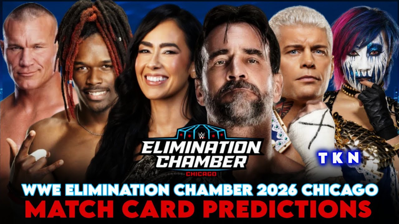 WWE Elimination chamber 2026 Chicago Match card predictions [ V4 ...