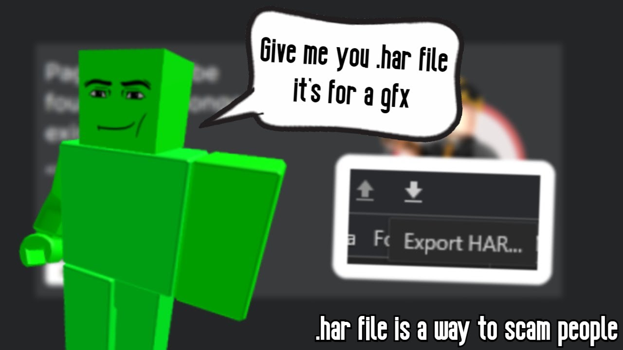 THE .HAR FILE BEAM AND HOW IT WORKS || EXPOSING A SCAMMER - YouTube