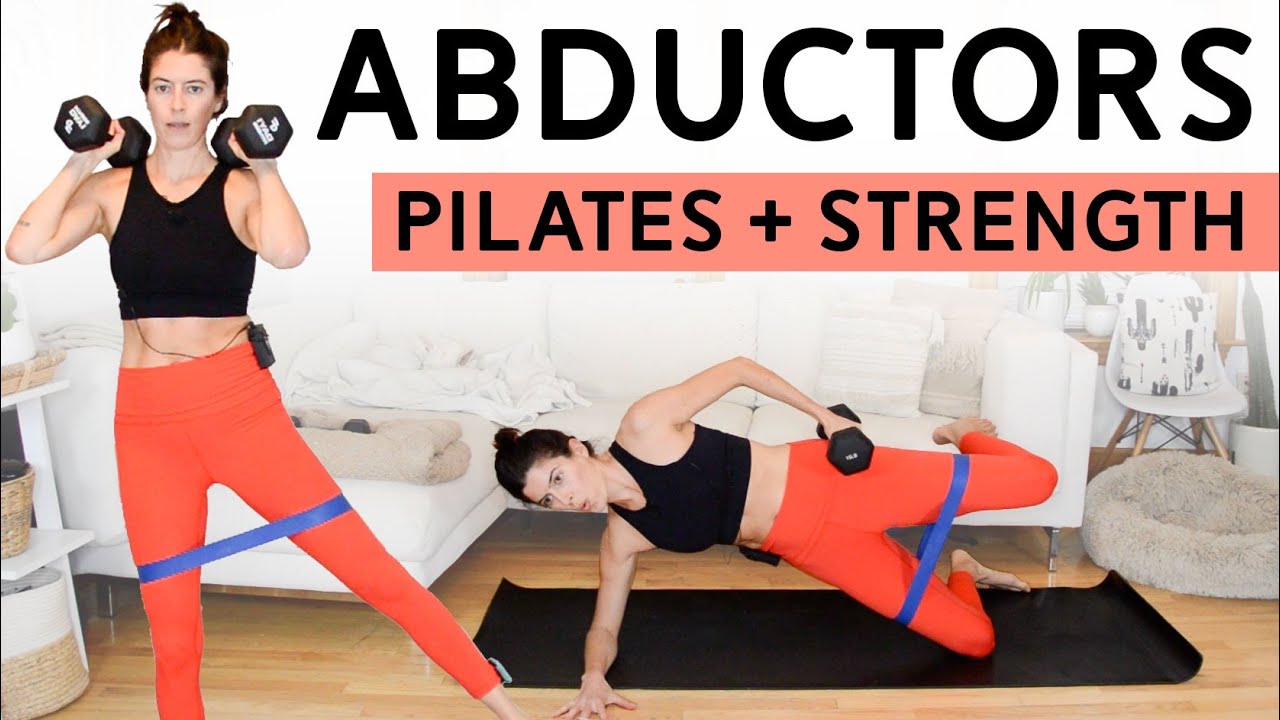 Abductor Workout - Pilates + Strength Circuit (40 Mins) - Weights ...