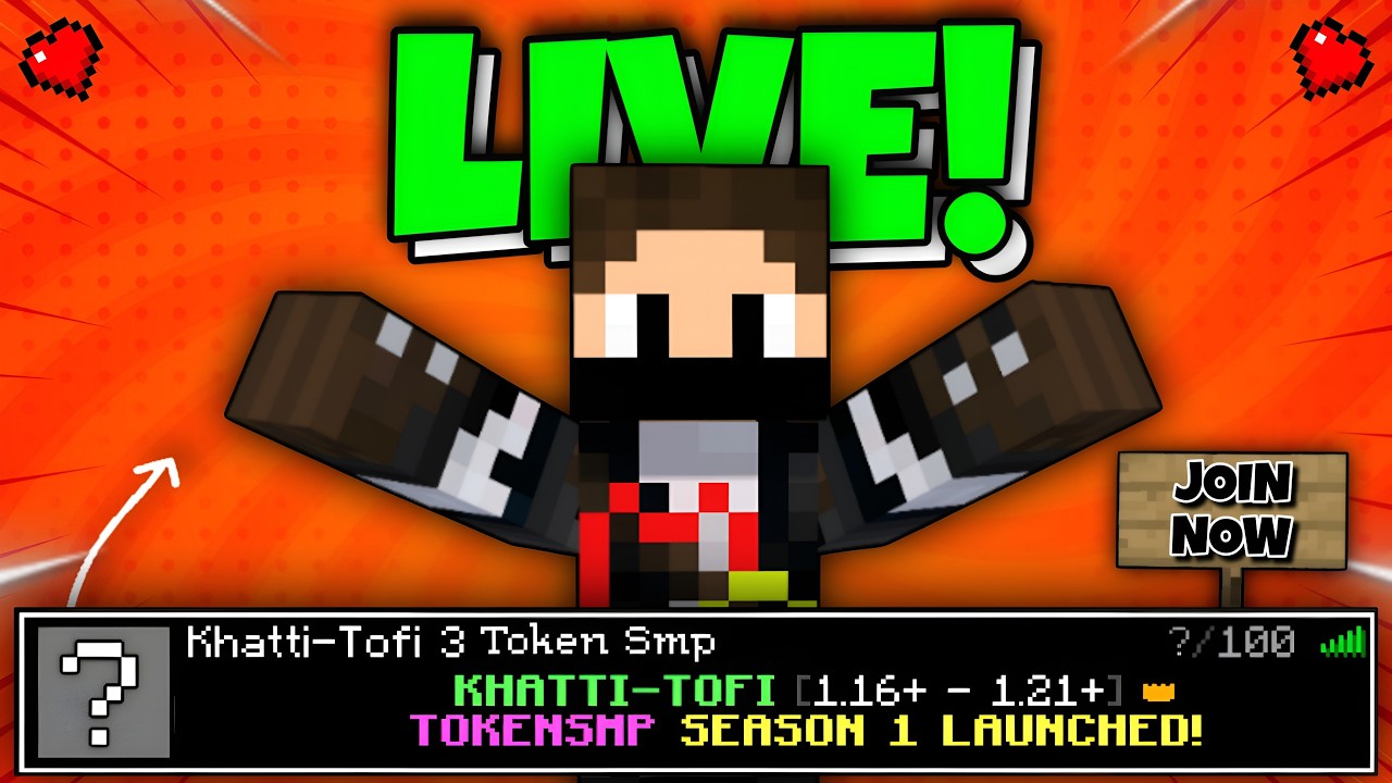 Join My Best Public Token SMP Minecraft 1.21 | Cracked 24/7 Server ...