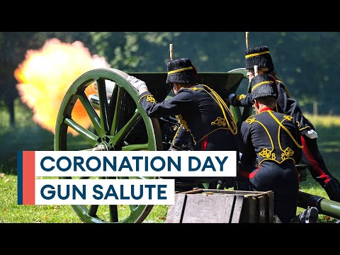 British Army celebrate Coronation Day with 41-gun salute | In full