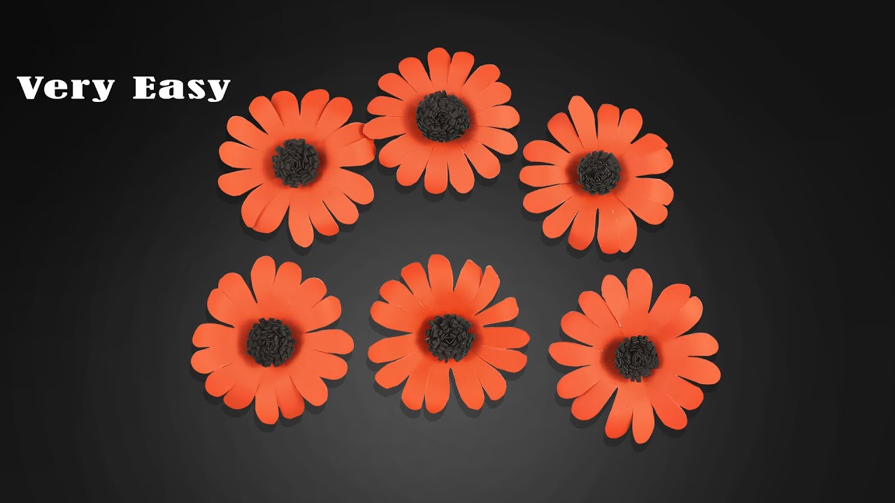 How To Fold A Flower With Paper | Simple Origami Flower | Easy Paper ...