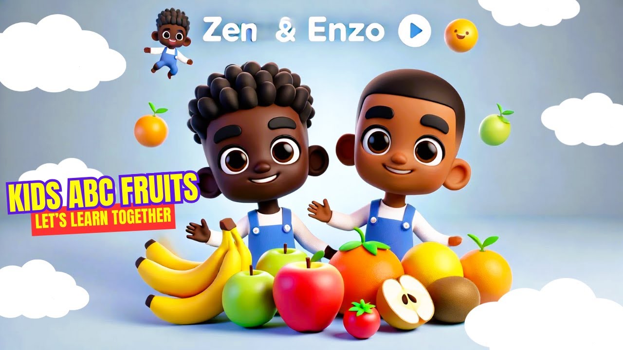 Zen and Enzo Adventures ABC Fruits Learn Fruits with Alphabets for ...