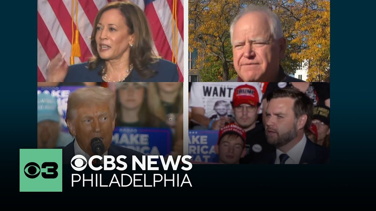 Tim Walz campaigns in West Chester, Pa. today; where are other ...