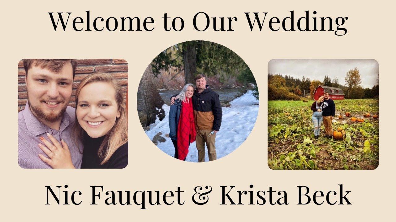 Nic Fauquet and Krista Beck wedding (Live Stream) - YouTube