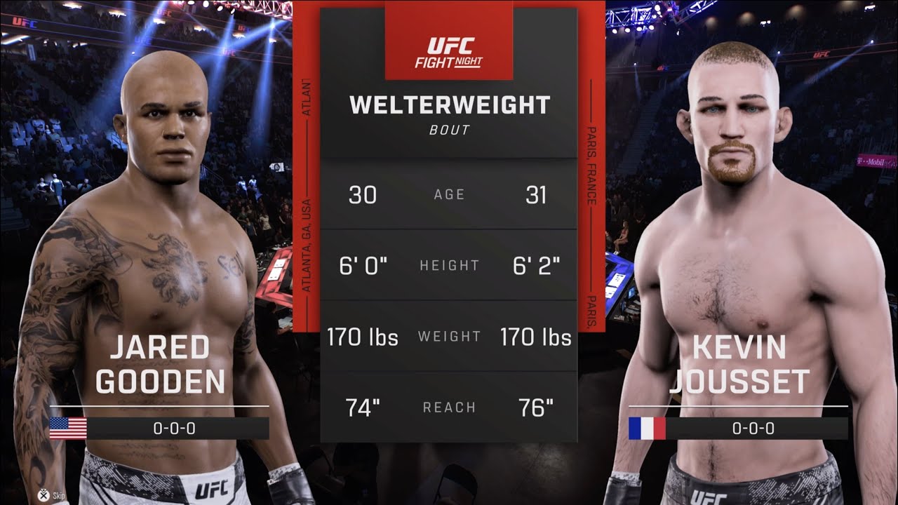 UFC St. Louis: Gooden vs Jousset (UFC 5 Simulation) - YouTube