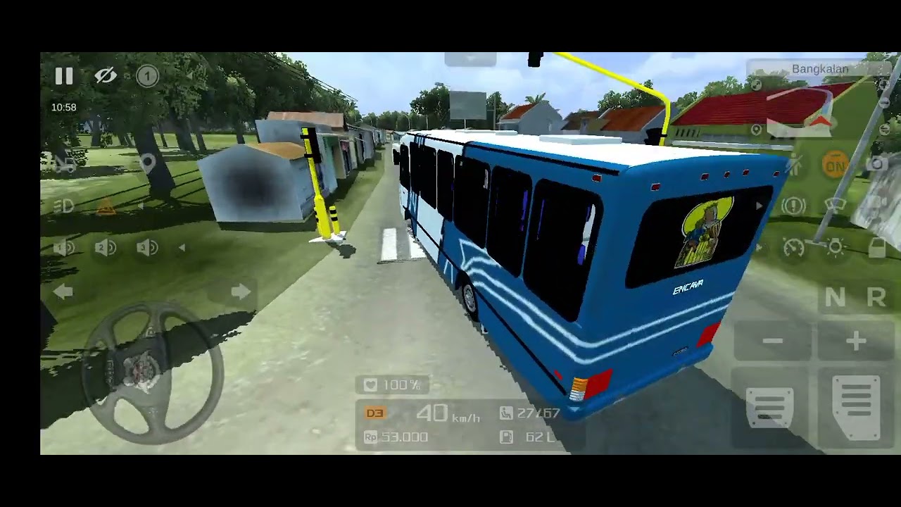 demostración de encava raspa hielo ent-900 para bus simulator indonesia ...