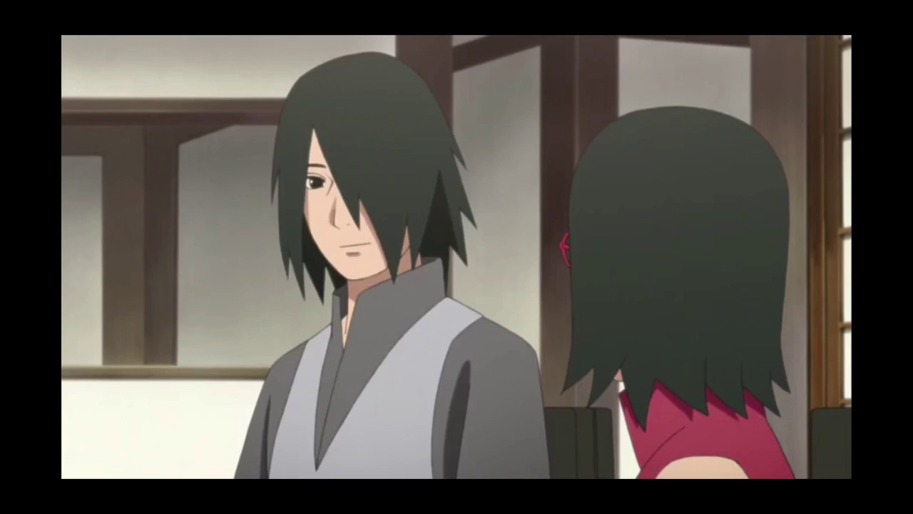 Sasuke eat's dinner with Sakura and Sarada - YouTube