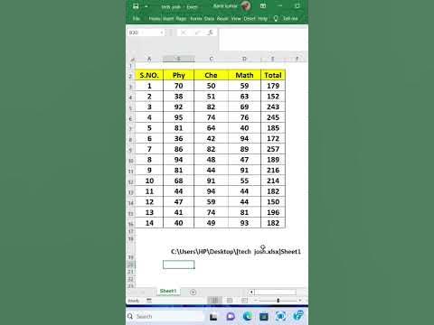 Amazing tricks Show File location in excel #excel #shorts - YouTube