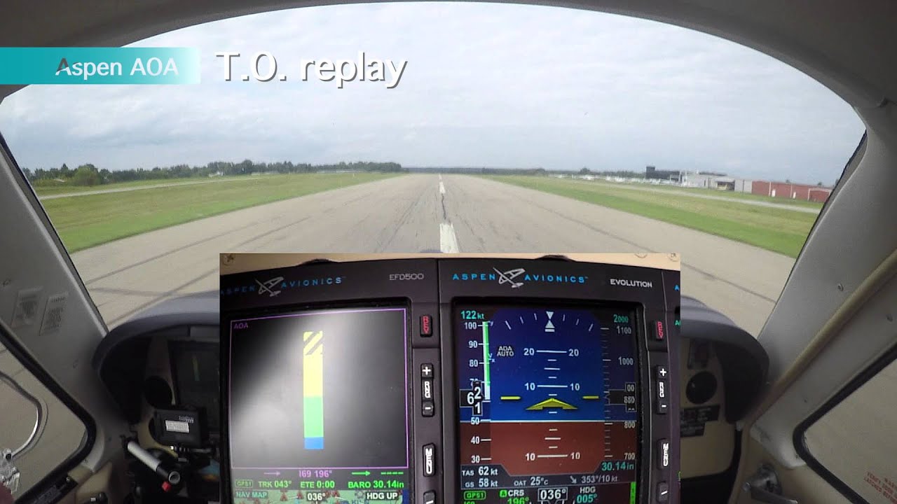 Aspen Avionics AOA - YouTube