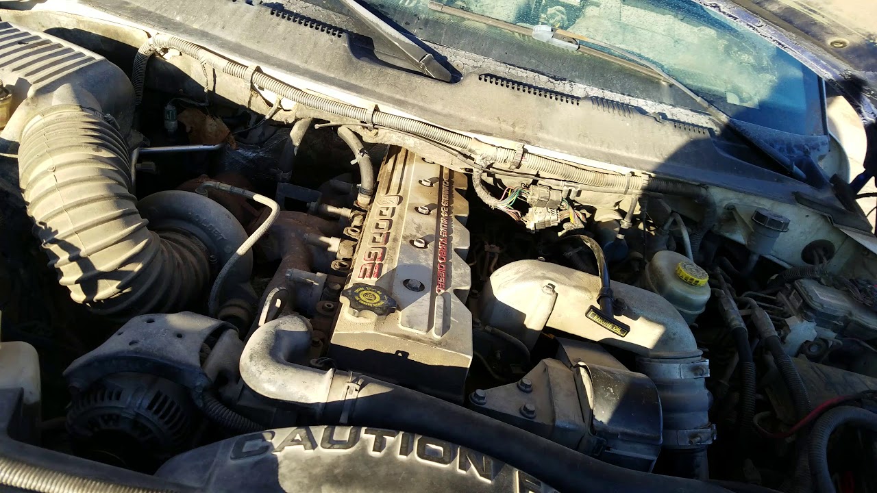 here a cold start on my parents 2nd gen 24v Cummins - YouTube