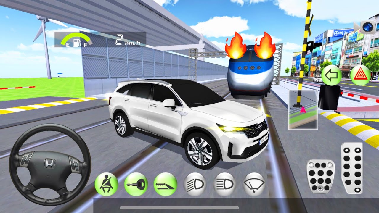 3D Driving Class #3 City Rail Way Super SUV Car Driving - Gameplay IOS ...