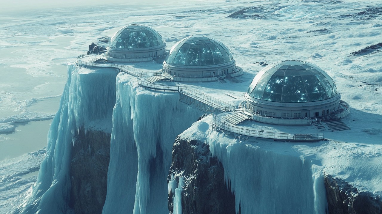 Antarctica Drone Flies Over Ice Wall, Captures SHOCKING Footage That ...