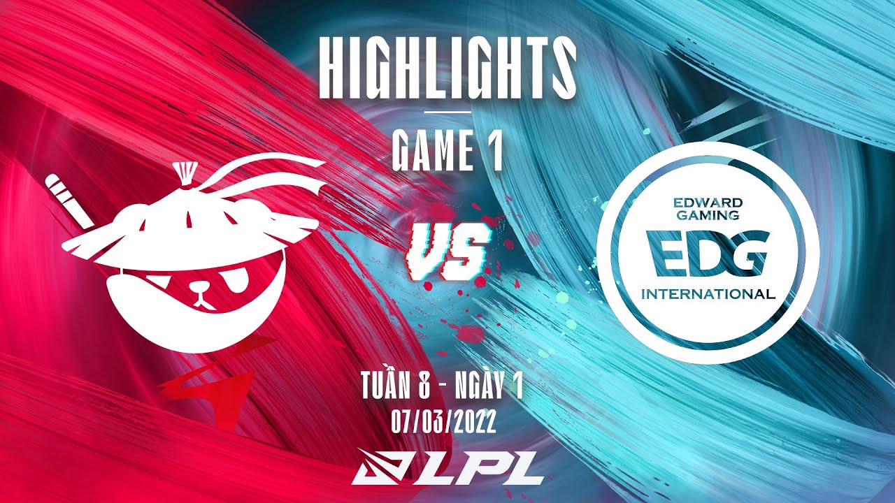 AL vs EDG | Highlights - Game 1 | Tuần 8 Ngày 1 | LPL Mùa Xuân 2022 - YouTube