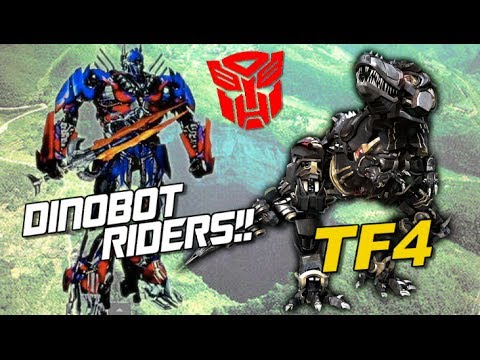 Transformers Age Of Extinction Optimus Prime Rides Grimlock Toy