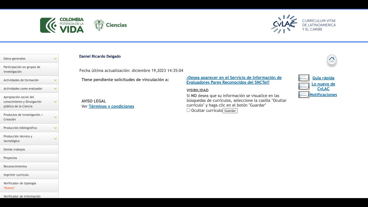 Como registrar un artículo científico en el CvLAC - YouTube