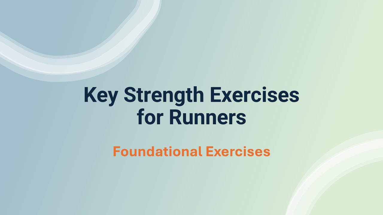 Strength Exercises for Runners: Foundational - Step Ups - YouTube