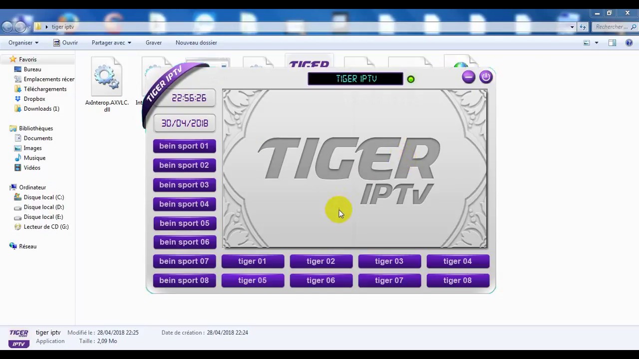طريقة تفعيل برنامج tiger iptv - YouTube