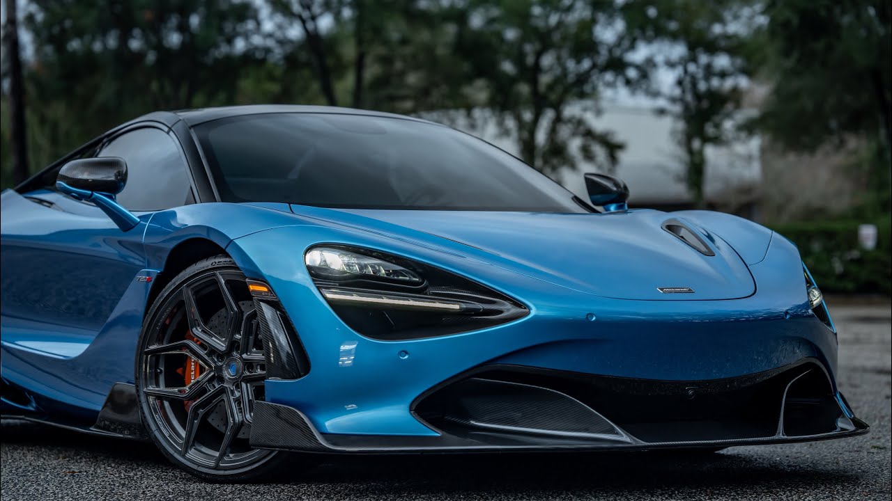 2020 McLaren 720S Spider Start Up, Front end lifter, and top operation ...