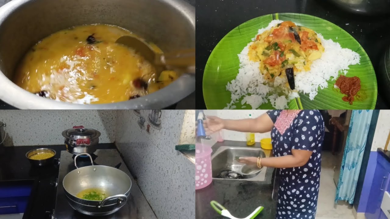 VLOG_45 kitchen cleaning with morning food recipe - YouTube