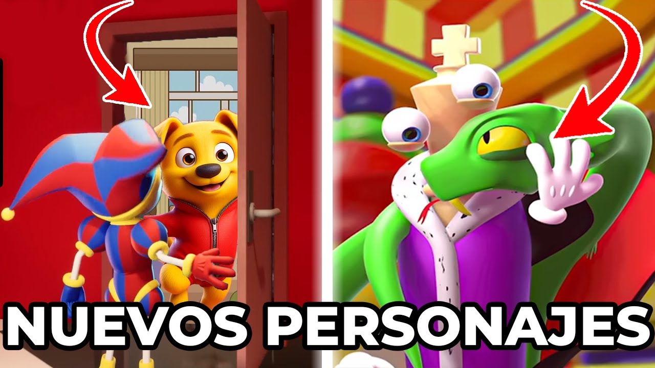 NUEVOS PERSONAJES en The Amazing Digital Circus 4 - YouTube