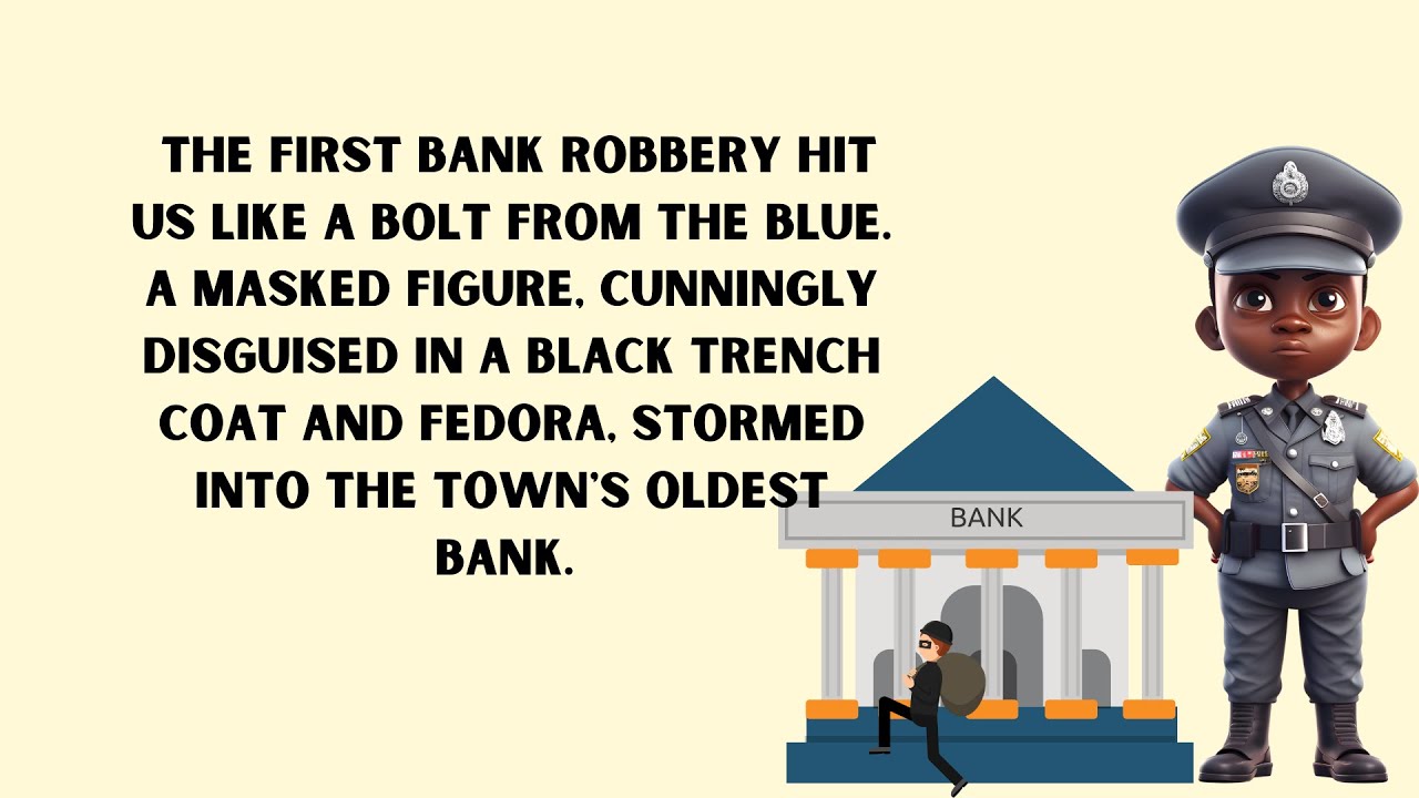 Learn English Through Stories | bank robbery |⭐Level 1 | English Story ...