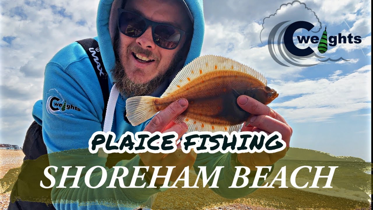 Plaice Fishing - Shoreham Beach - West Sussex Sea Fishing UK - YouTube