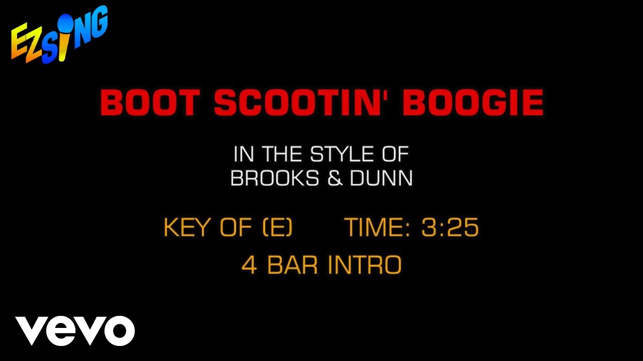 Brooks & Dunn - Boot Scootin' Boogie (Karaoke EZ Sing) - YouTube