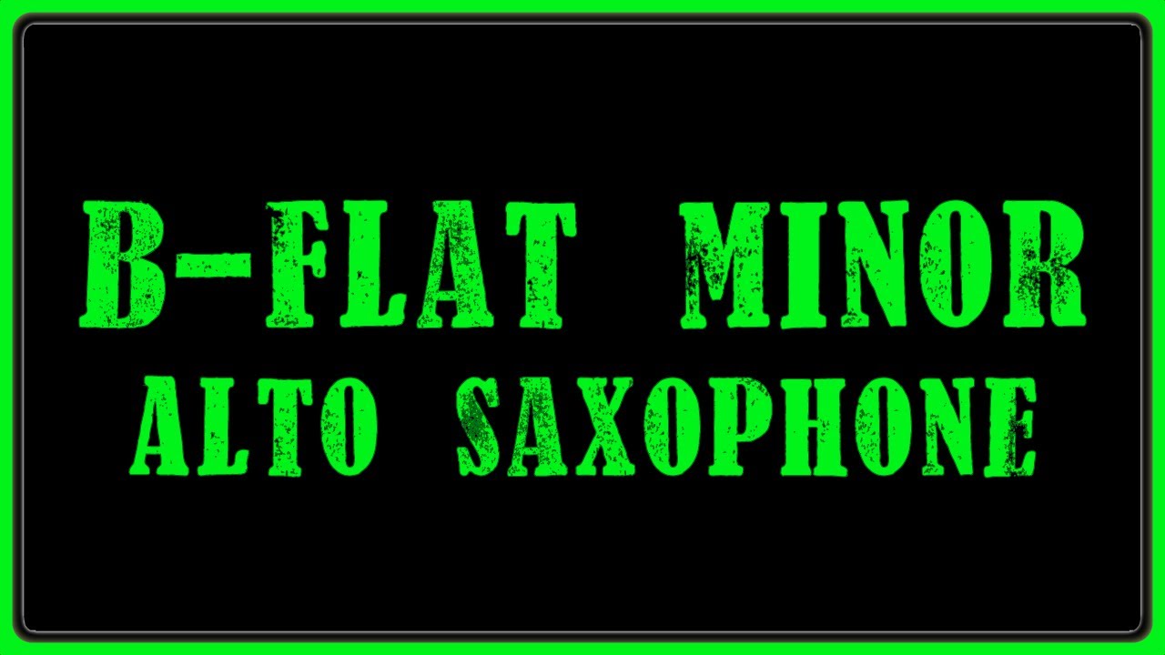 One Minute Sax Lessons (Beginner) | How to play three B-flat minor ...