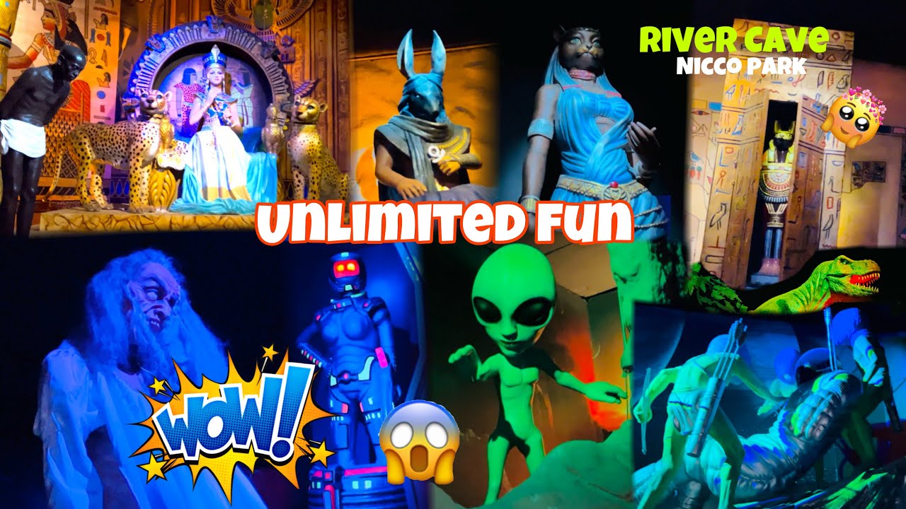 Nicco Park Kolkata 😍 | River Cave Full Ride|Cable Car 🚠 |Mirror Maze 🪞 ...