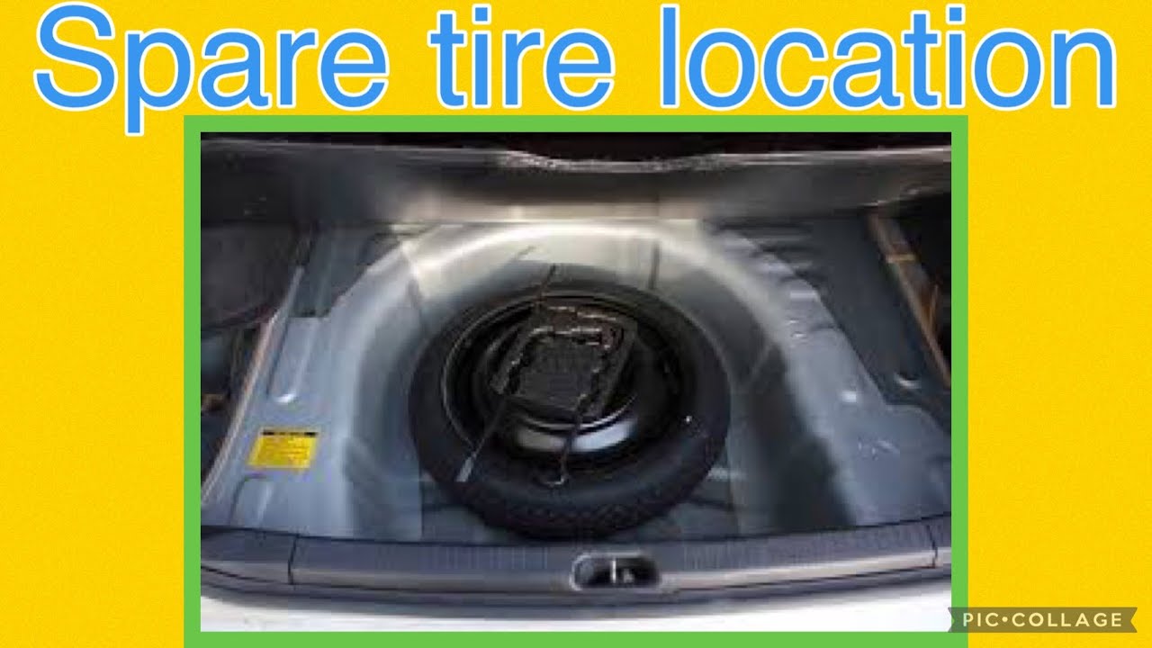 the Spare tire location - YouTube