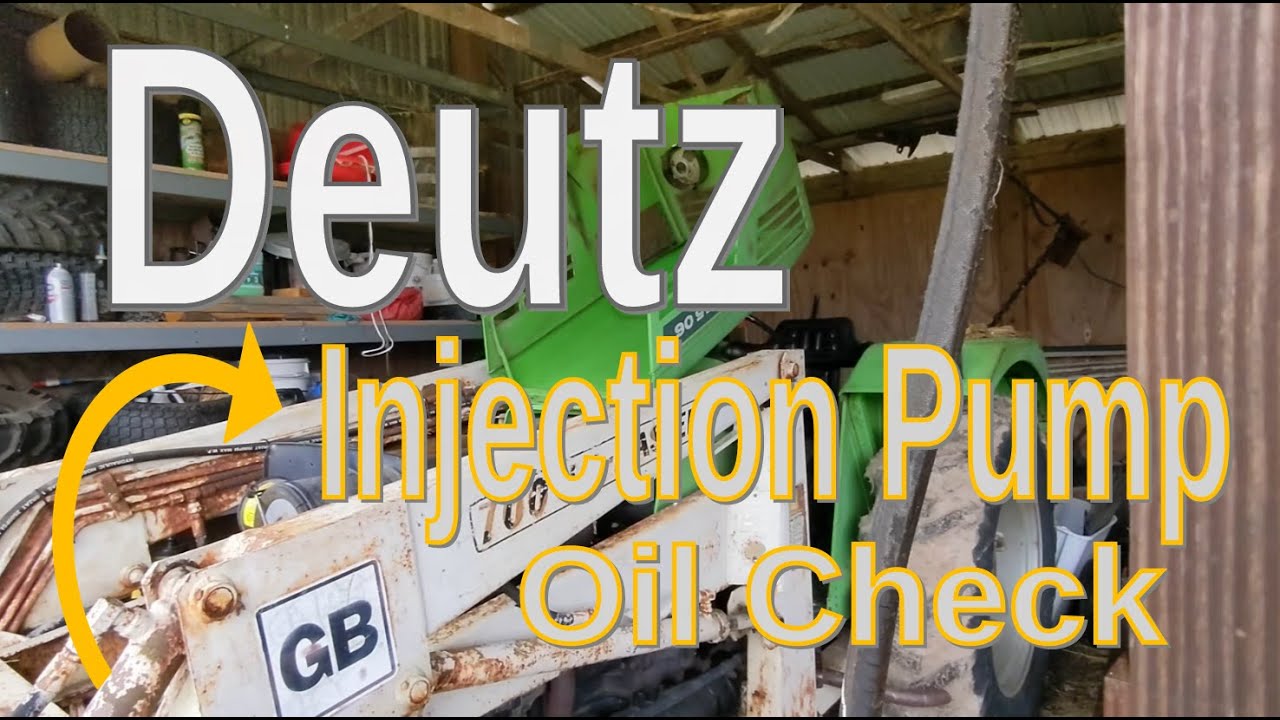 Deutz Fahr D4506 Tractor – Fuel Injector Oil – Check and Fill – [HOW TO ...